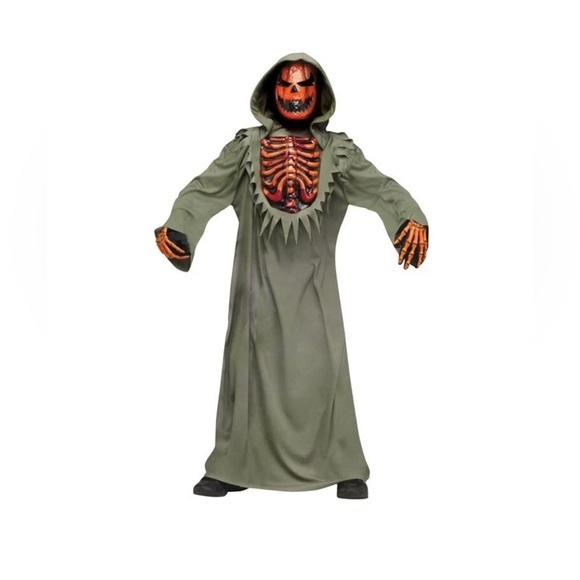 Evil Bleeding Pumpkin Costume | Costumes | Evil Bleeding Chest Pumpkin ...